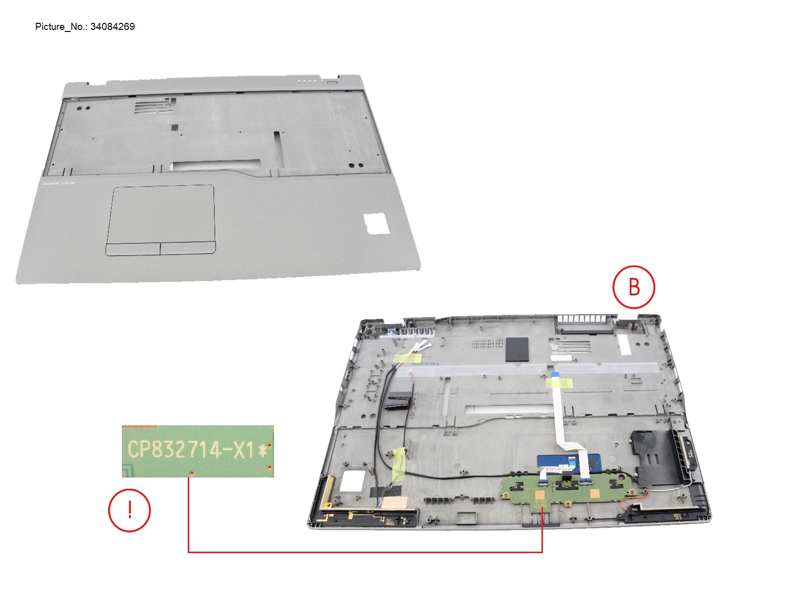 UPPER ASSY FOR PALM VEIN & FINGER SENSOR
