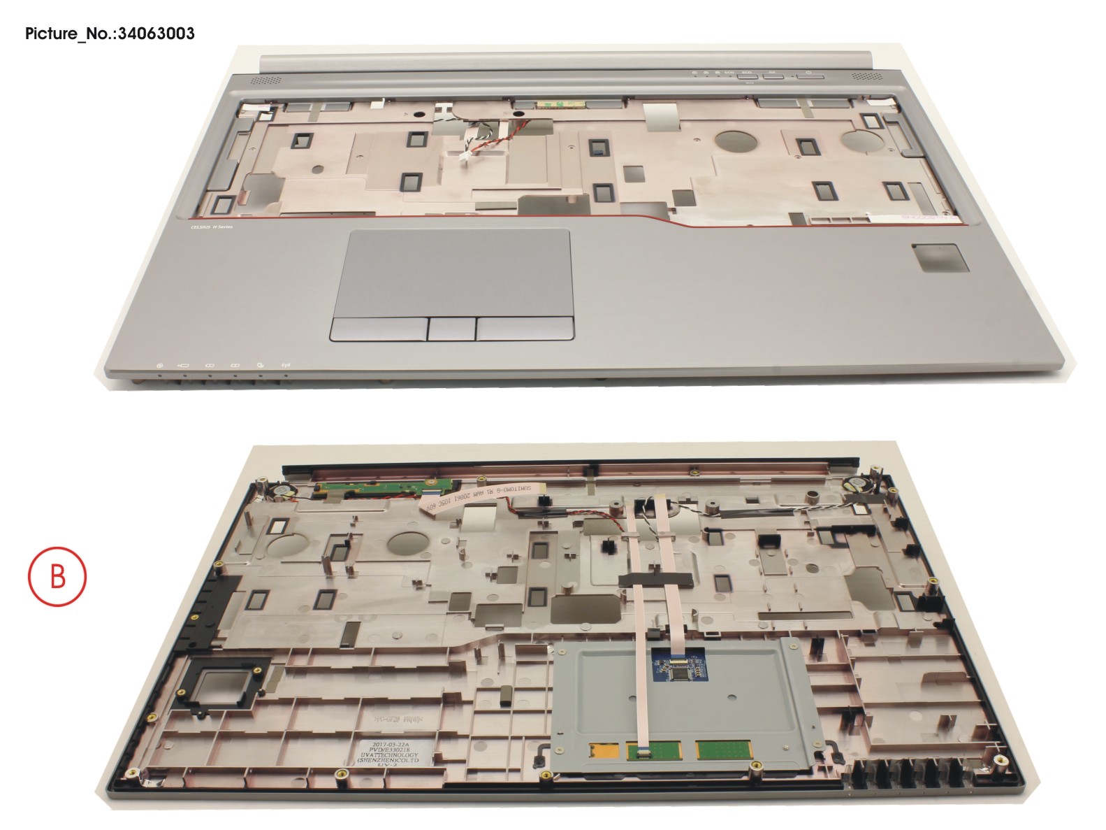 UPPER ASSY FOR PALM VEIN MOD.