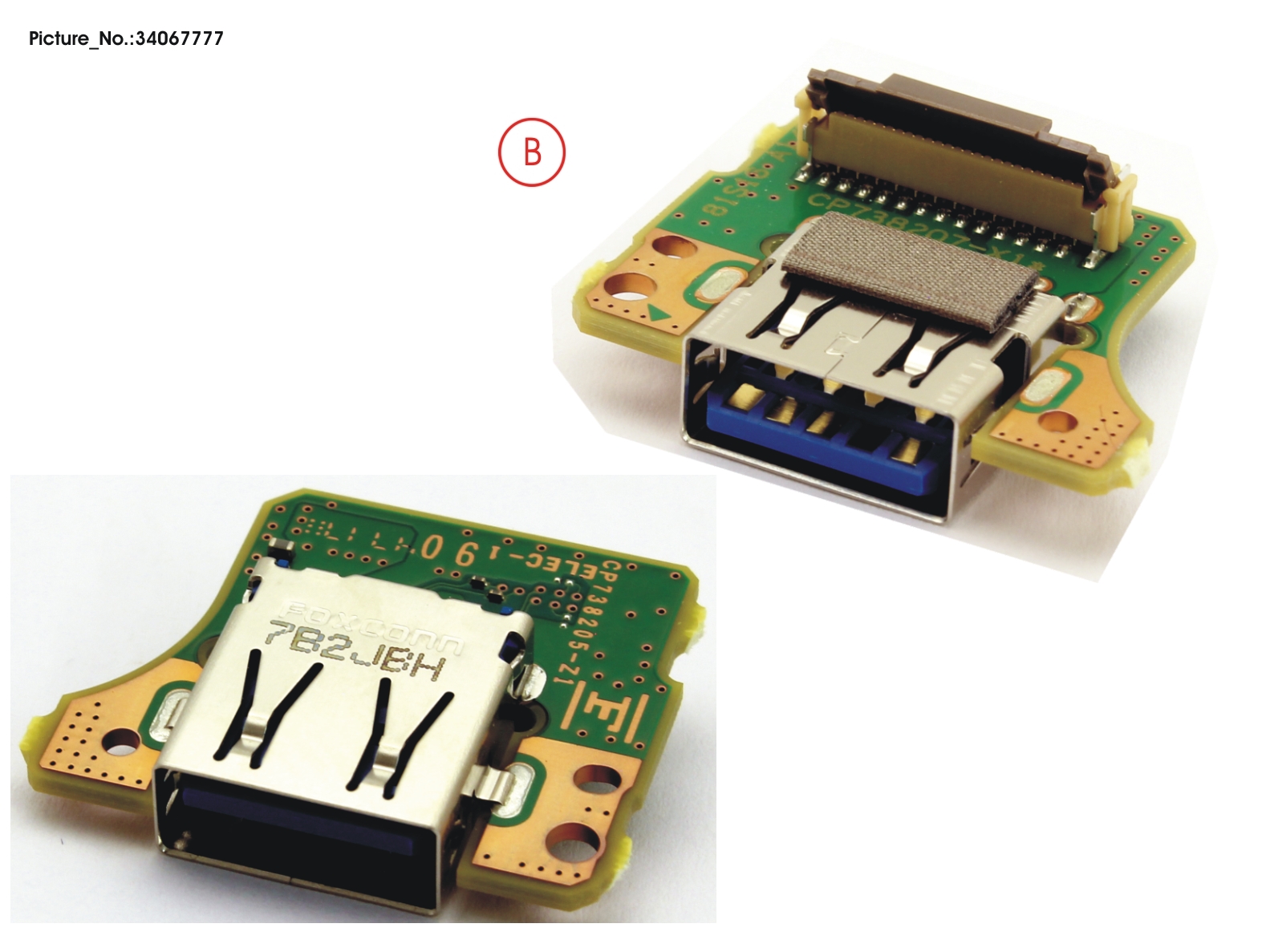 SUB BOARD, USB