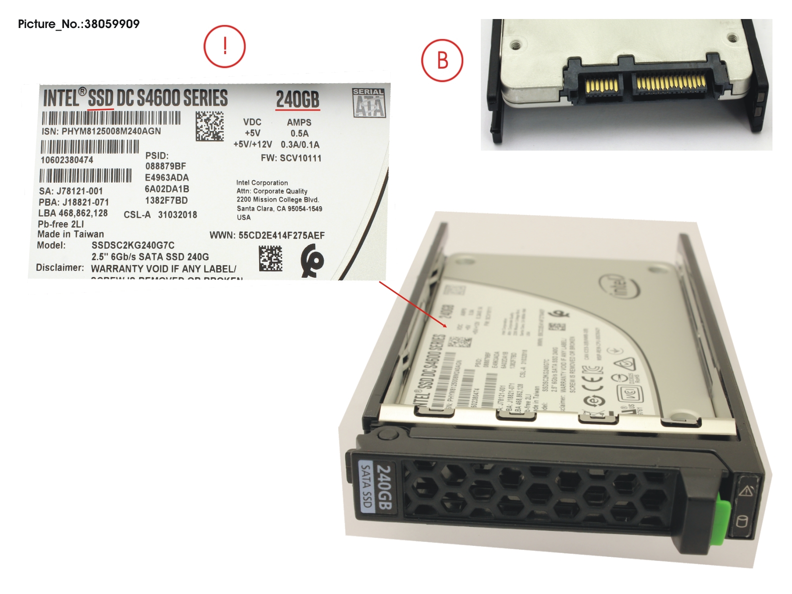 SSD SATA6G 240GB MIXED-USE 2.5 HP S4600
